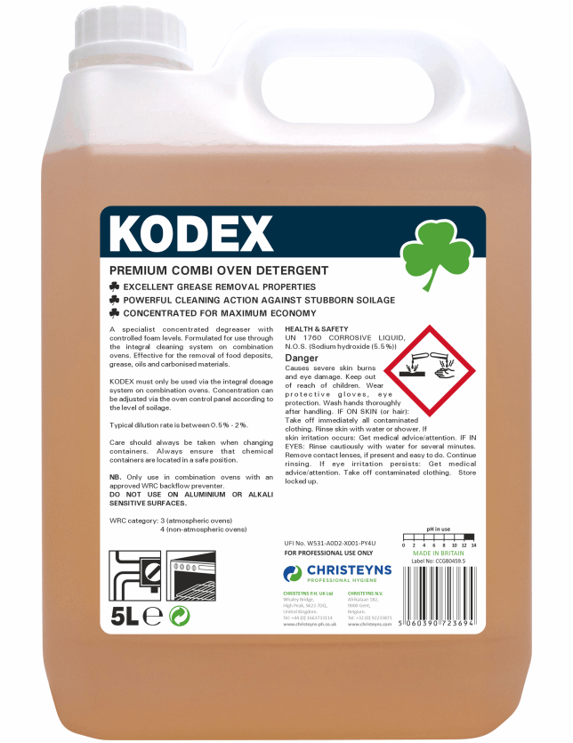 Christeyns Kodex Combi Oven Detergent 2 x 5L