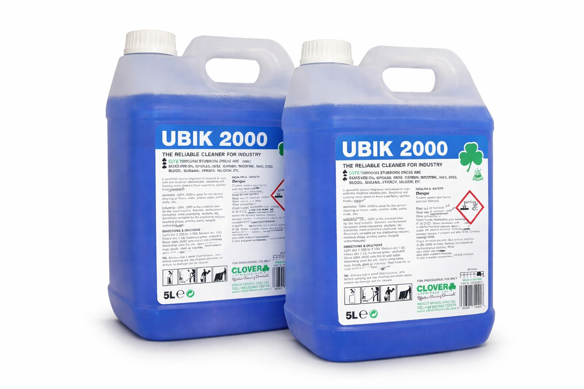 Clover Chemicals Ubik 2000 Universal Cleaner Concentrate 2 x 5L